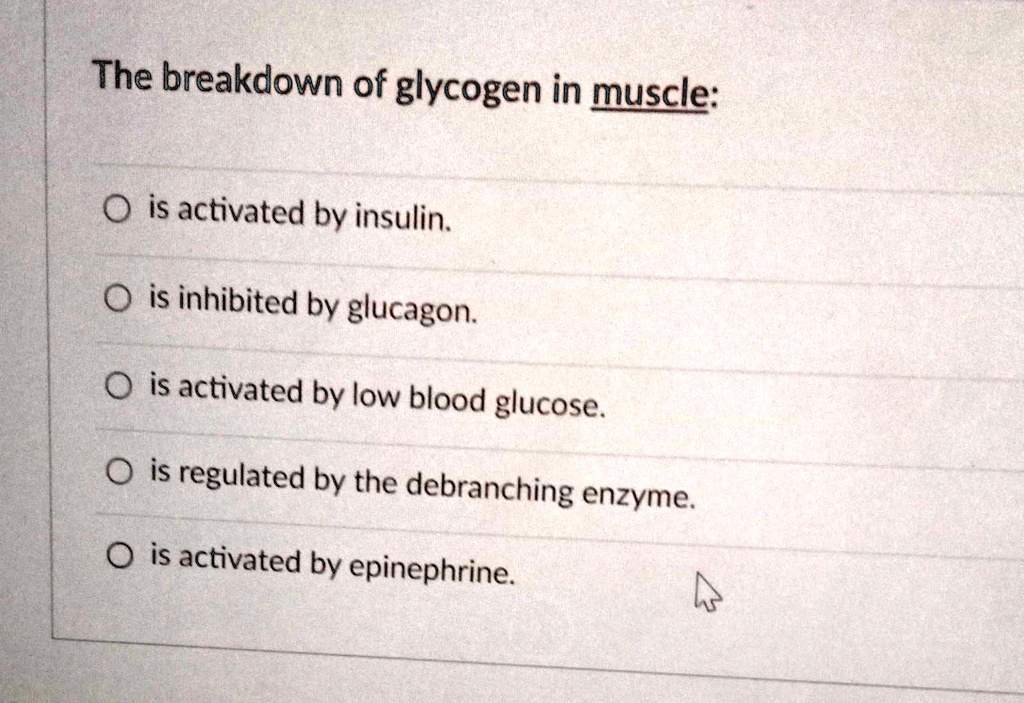 The breakdown of glycogen in muscle: Ois activated by...