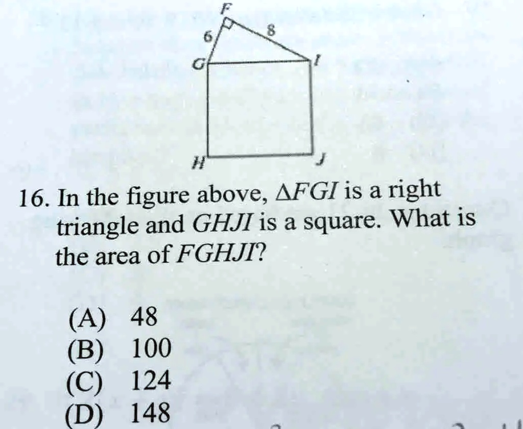 VIDEO solution: In the figure above, AFGI is a right triangle and GHJI ...