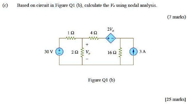 SOLVED: Please show the steps and formula Thank you Based on circuit in ...
