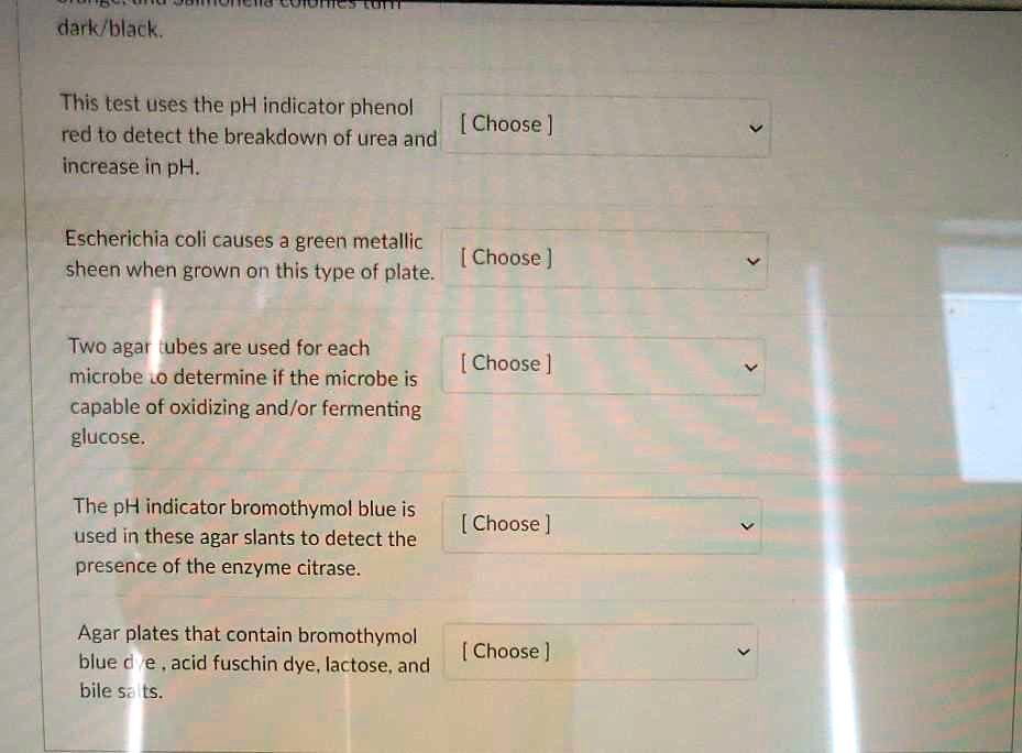 SOLVED: This test uses the pH indicator phenol red to detect the ...