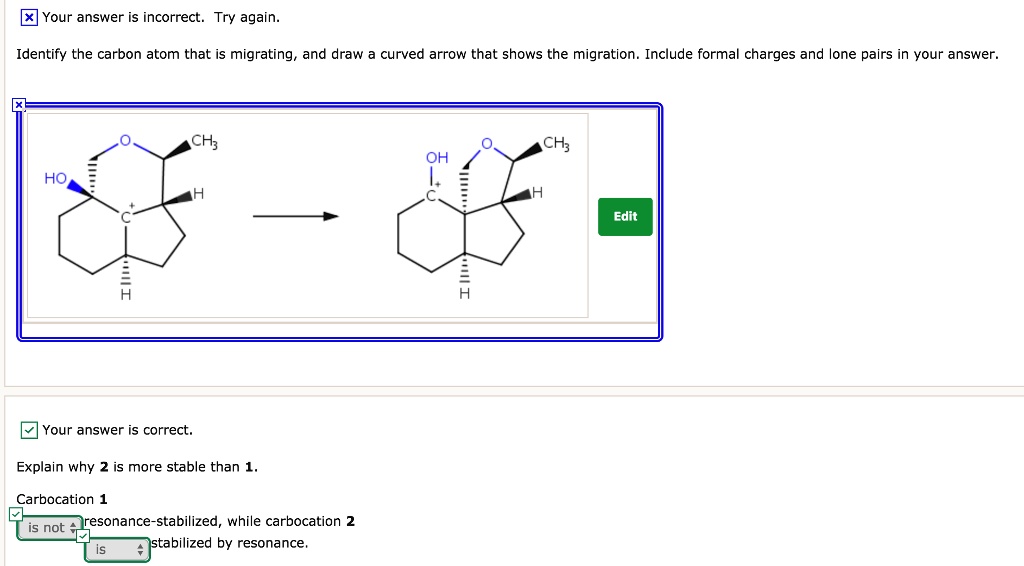 SOLVED: Your answer is incorrect: Try again: Identify the carbon atom ...