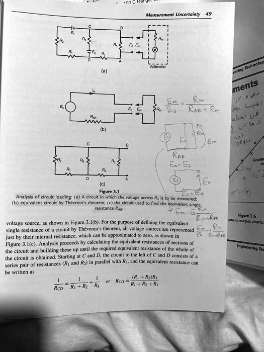 SOLVED: Measurement Uncertainty 49 (a) Measurements Em Rm symbols Eo ...