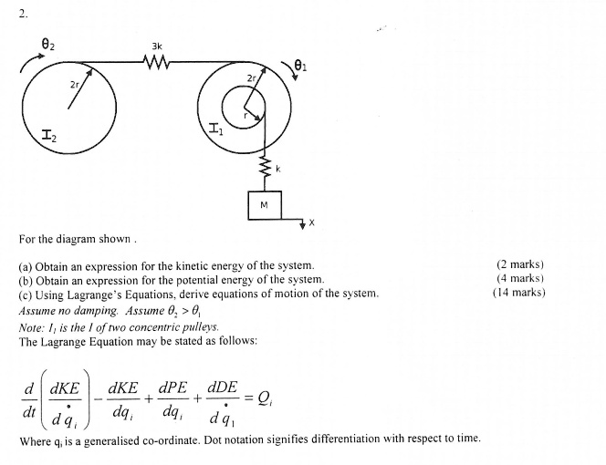 SOLVED: 2. 02 3k For the diagram shown . (a) Obtain an expression for ...