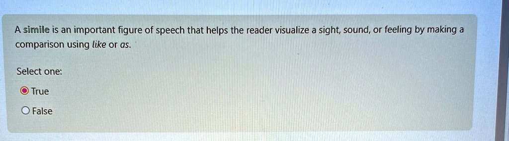 a simile is an important figure of speech that helps the reader ...