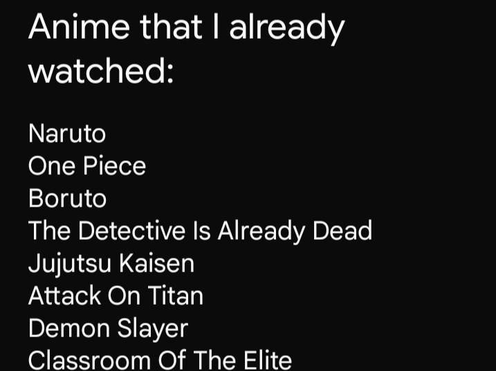 pa suggest ule ng anime na maganda anime that already watched naruto ...