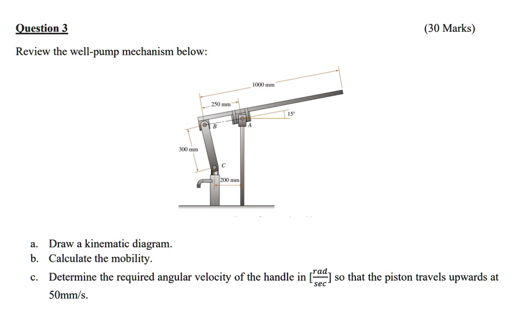 SOLVED: Text: Question 3 (30 Marks) Review the well-pump mechanism ... SOLVED: Text: Question 3 (30 Marks) Review the well-pump mechanism ...