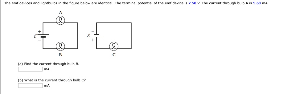 The emf devices and lightbulbs the figure deiom jentica...