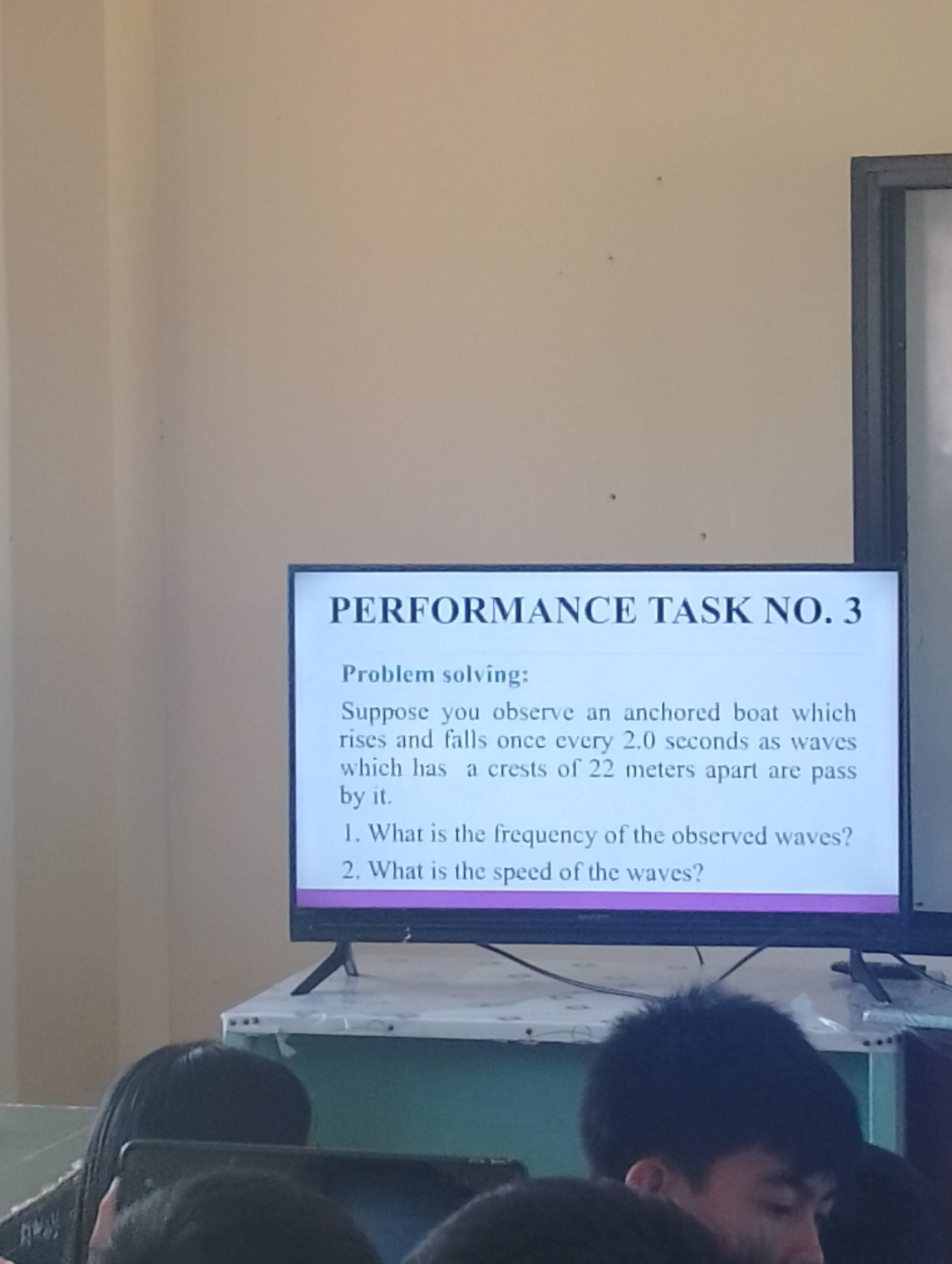 Performance Task No 3 Problem Solving Suppose You Observe An Anchored 1836