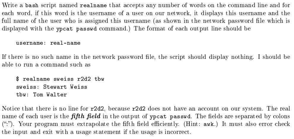 Solved Please Help Me How To Write This Script I Literally Dont Have Any Idea How To Write