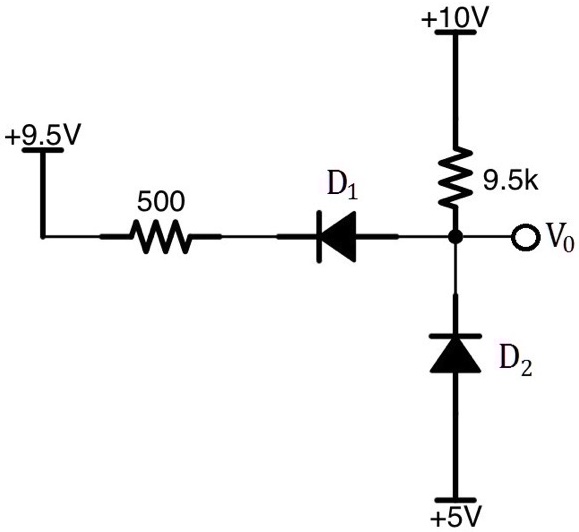SOLVED: Determine the value of the current of diode D1.