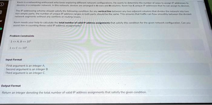 SOLVED: Texts: There are several ways to assign IP addresses to devices on a network. The IP ...