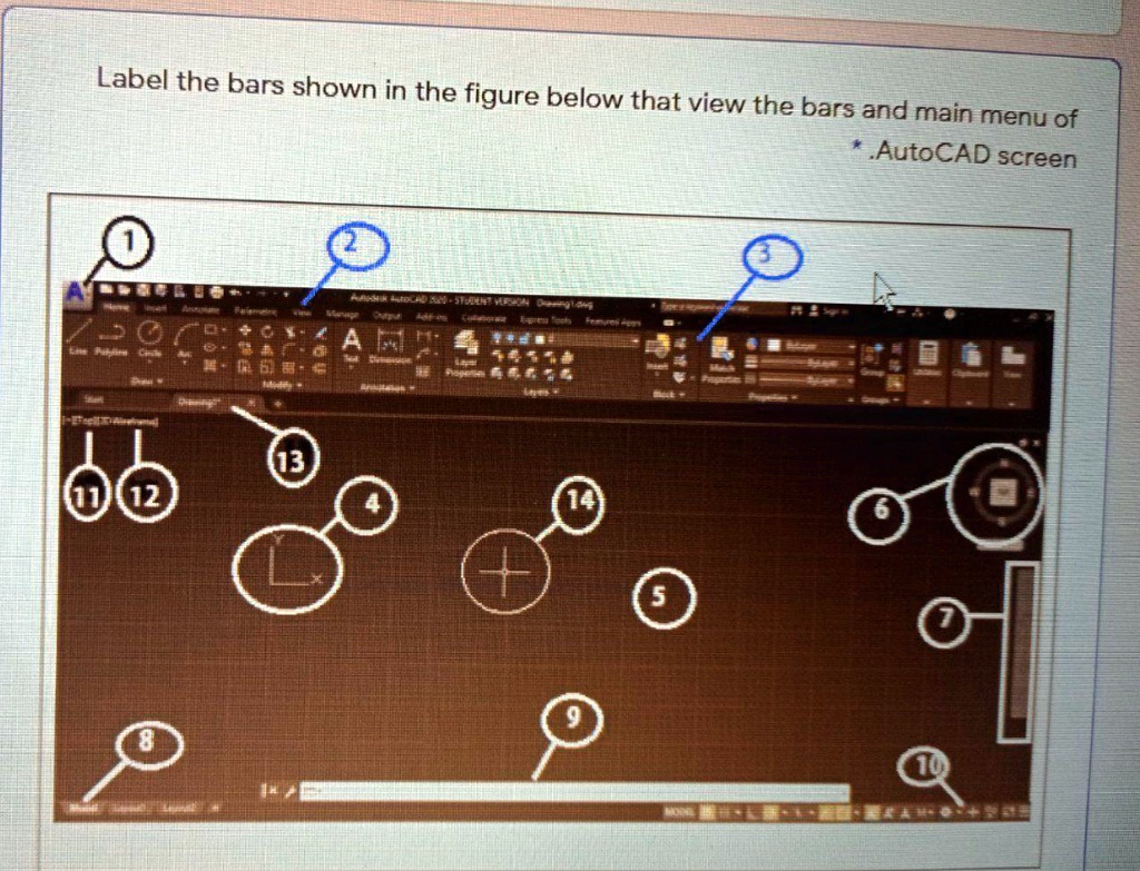 SOLVED: Label the bars shown in the figure below that view the bars and ...