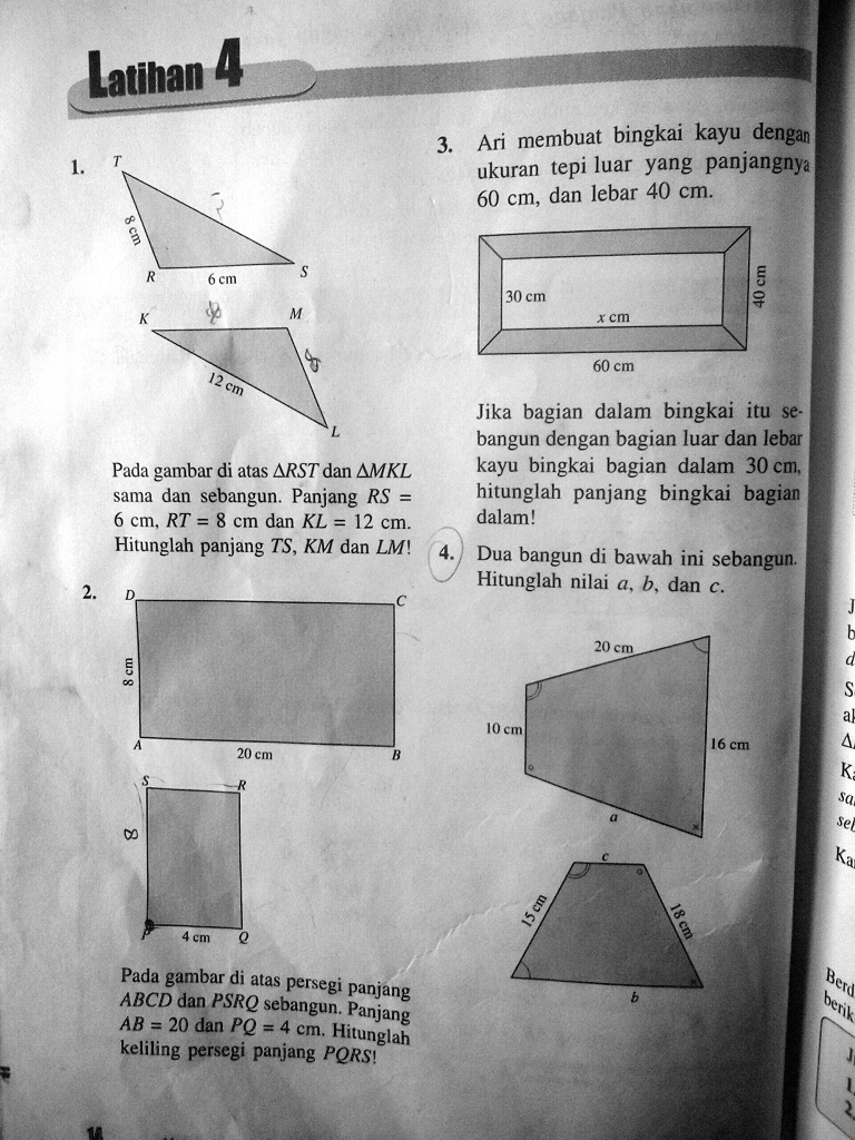 SOLVED: kak tolong buatin jalannya dong kak,plissss Latihan 4 Ari ... SOLVED: kak tolong buatin jalannya dong kak,plissss Latihan 4 Ari ...