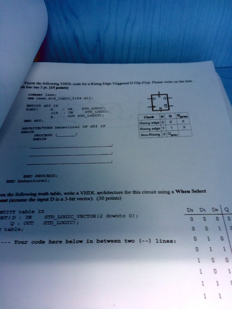 Solved Sorry For The Poor Picture Quality The Question Is Given The Following Truth Table 