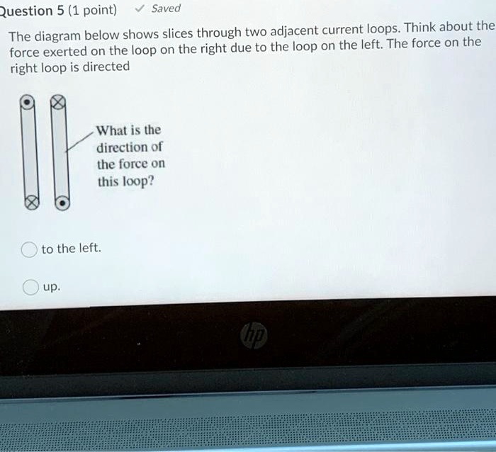 question 5 1 point saved the diagram below shows slices through two ...
