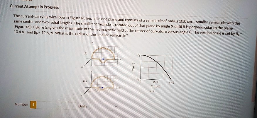 The current-carrying wire loop in Figure (a) lies all in one plane and ...