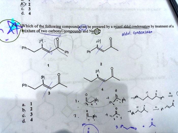 1 2 c. 3 d. 4 Which of the following compounds can be prepared by a ...