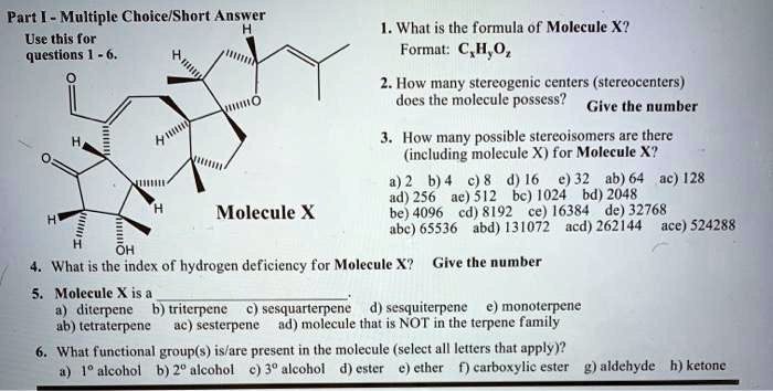 SOLVED: Part [ - Multiple Choice/Short Answer Use this for questions ...
