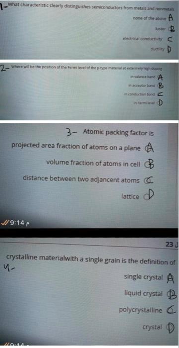 SOLVED: Atomic packing factor is the projected area fraction of atoms ...