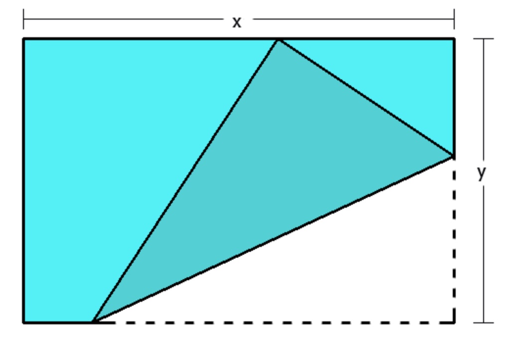 you are given a rectangular piece of paper that has length x122 cm and ...