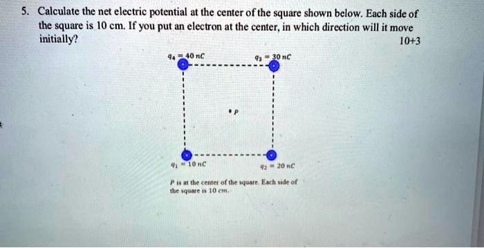 VIDEO solution: Calculate the net electric potential at the center of ...