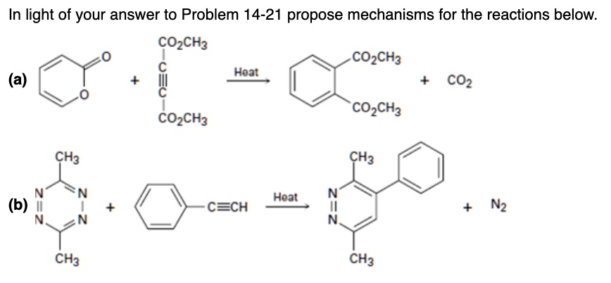 In light of your answer to Problem 14-21 propose mechanisms...
