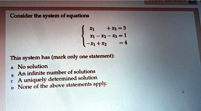 consider the system of equations x1 13 3 x1 i2 i3 1 x12 4 this system ...