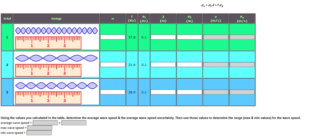 SOLVED: A mass of 202 g was hung from the string, and three different harmonics were generated ...