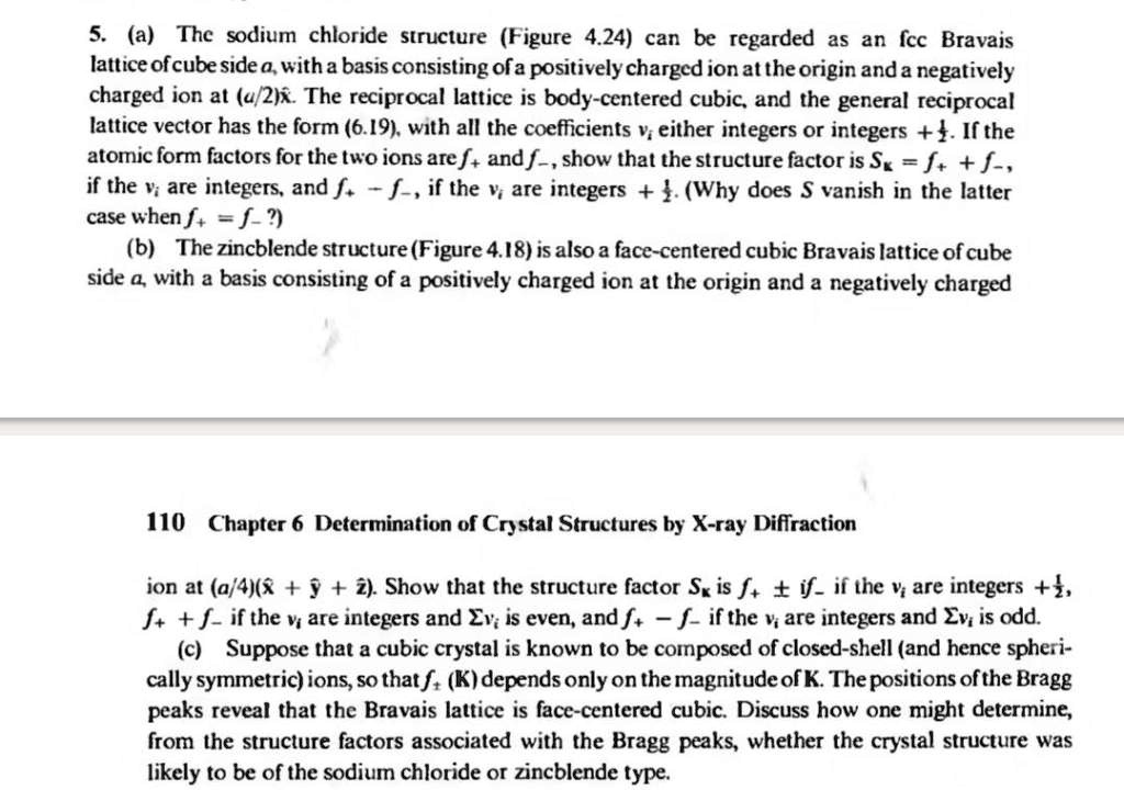 5a the sodium chloride structure figure 424 can be regarded as an fcc ...