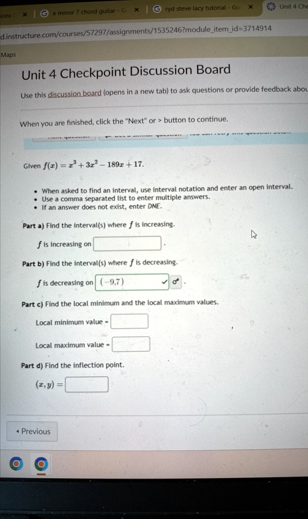 Unit 4 Checkpoint Discussion Board Use this discussion board (opens in a new tab) to ask ...