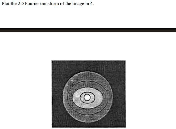 SOLVED: Please answer using MATLAB Plot the 2D Fourier transform of the ... SOLVED: Please answer using MATLAB Plot the 2D Fourier transform of the ...