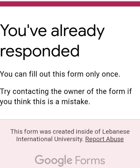 youve already responded you can fill out this form only once try ...