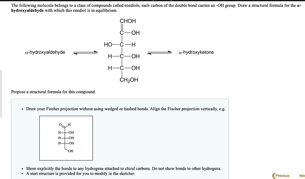 the following molecule belongs to class of compounds called enediols ...