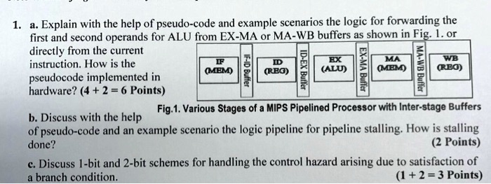 Solved Only C 1 Aexplain With The Help Of Pseudo Code And Example Scenarios The Logic For