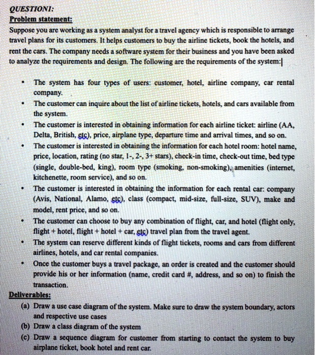 SOLVED: Please help with the software engineering homework. The tasks ...