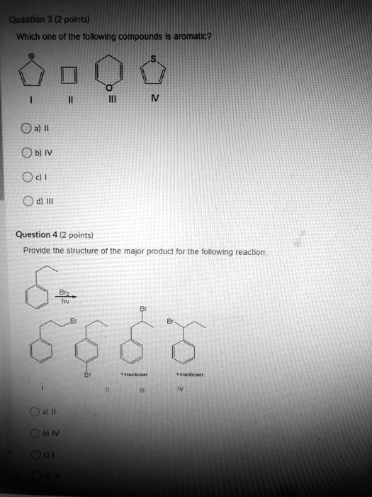 SOLVED: onaual 3(2 pelsi Which one of lhe following compounds omatk? Oa ...