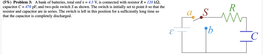 SOLVED: a. Calculate the time constant, Ï„ (in seconds), for this ...