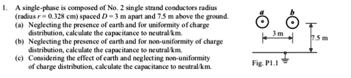 SOLVED: A single-phase is composed of No. 2 single-strand conductors ...