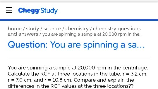 Chegg Study home / study / science / chemistry / chemistry questions ...