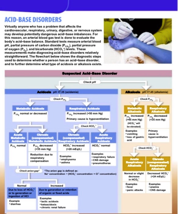 SOLVED: ACID-BASE DISORDERS Virtually anyone who has a problem that ...