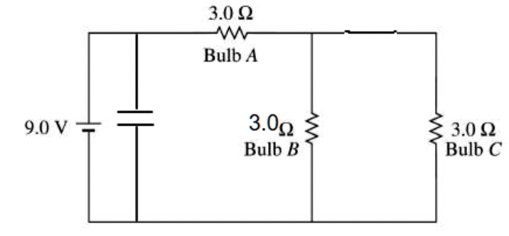SOLVED: Light bulbs of fixed resistance and a capacitor of fixed ...
