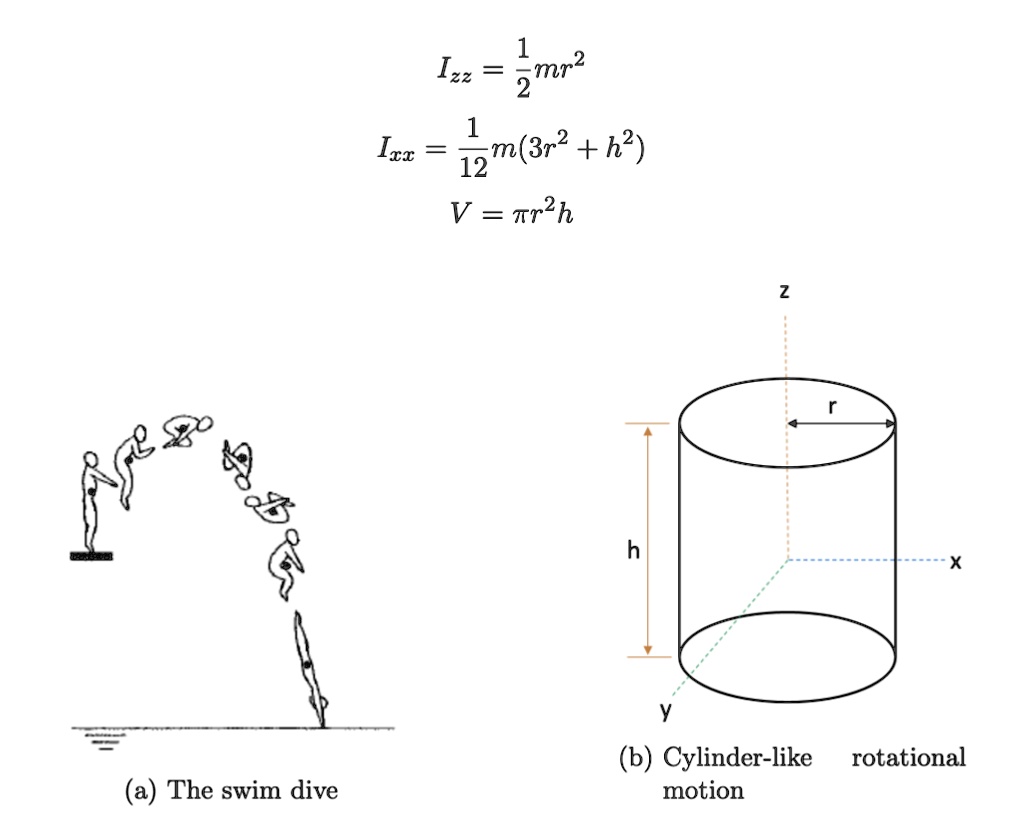 SOLVED: Consider the diver shown in the figure diving from a 10-m high ...