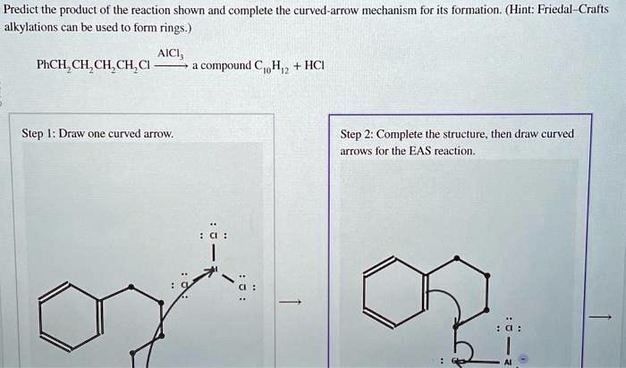 Predict the product of the reaction shown and complete the curved-arrow mechanism for its ...