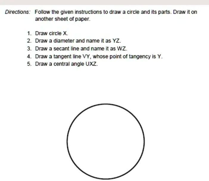 Follow Instructions To Draw A Picture
