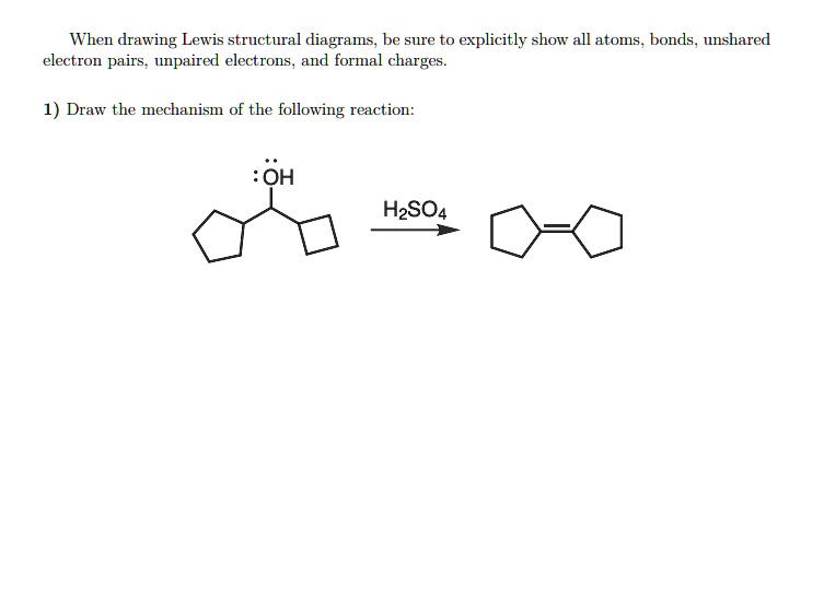 SOLVED: When drawing Lewis structural diagrams; be SIC to explicitly ...