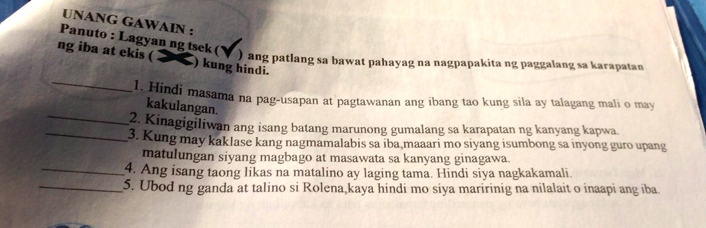 SOLVED: pa anwser po pls thx and pls wag nyu po sayangin ang points po ...