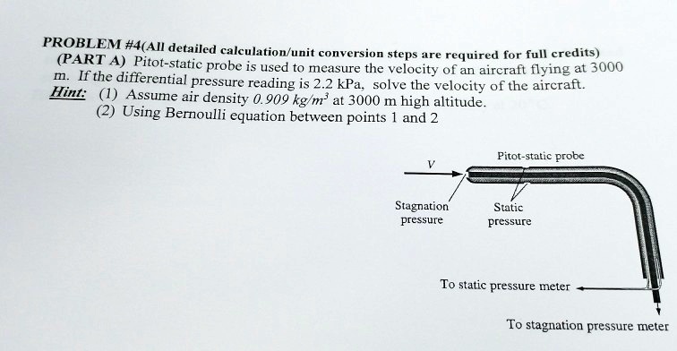 PROBLEM #4(All detailed calculation/unit conversion steps are required for full credits) (PART A ...