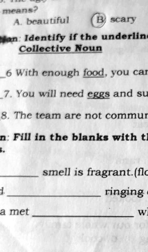 SOLVED: 'identify if the underlined word is mass noun count noun or ...