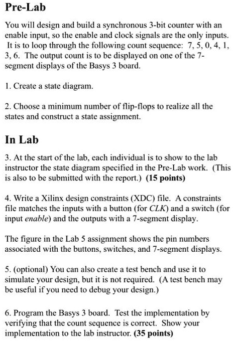 please help with the pre lab verilog and constraints pre lab you will ... please help with the pre lab verilog and constraints pre lab you will ...