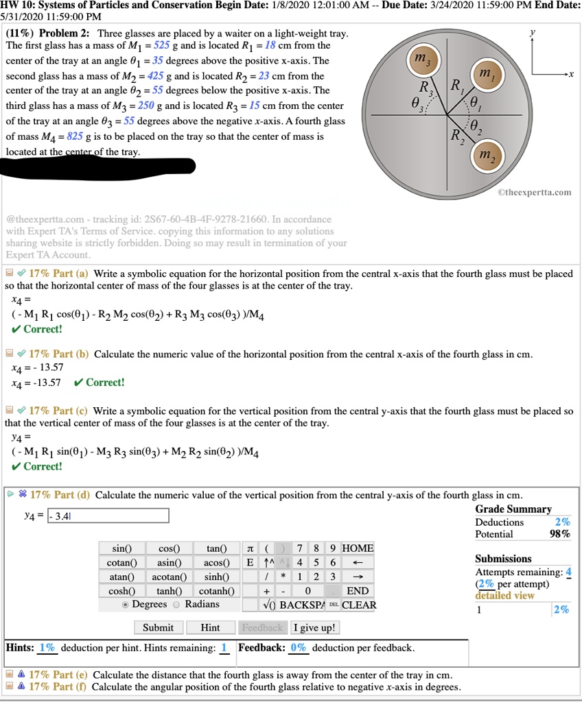 SOLVED: HW 1: Systems Of Particles And Conservation Begin SOLVED: HW 1: Systems Of Particles And Conservation Begin